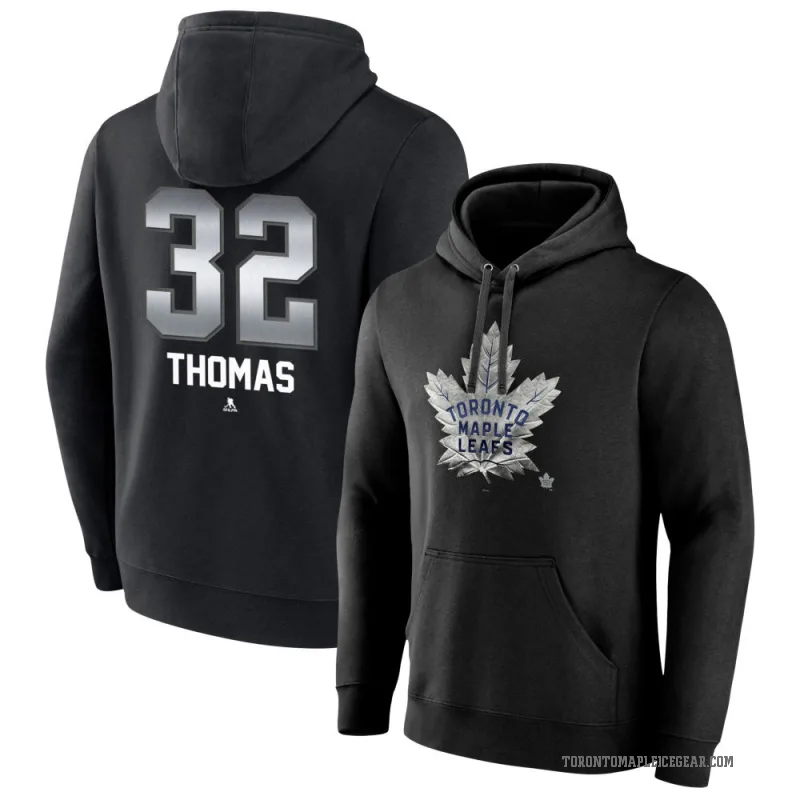 Steve Thomas Hoodie | Authentic Toronto Maple Leafs Steve Thomas ...